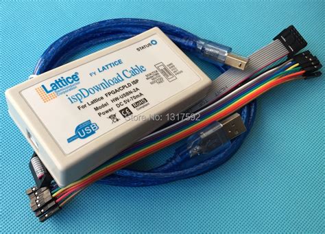 Free Shipping Usb Download Cable Jtag Spi Programmer For Lattice Fpga