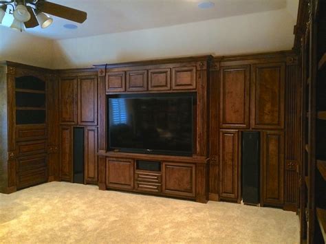 Custom Entertainment Centers Gallery Built In And Freestanding — Wood
