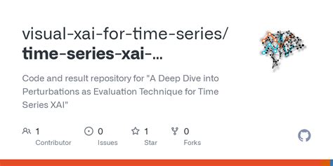 Github Visual Xai For Time Series Time Series Xai Perturbation