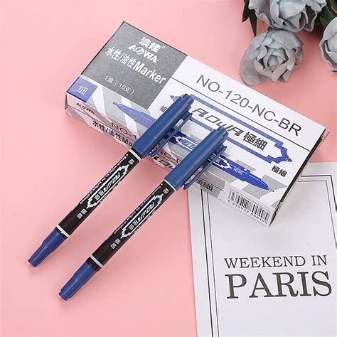10 Pcs Waterbasis Markeerstift Creatieve Kantoor A Grandado