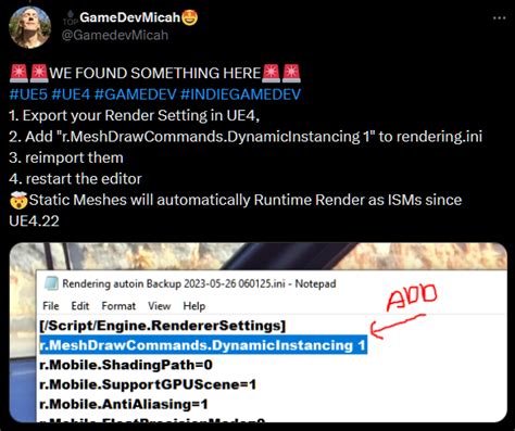 massive ue4 5 instancing optimization did you know about the ue4 22