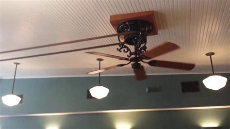 Antique Belt Driven Ceiling Fan — Randolph Indoor And Outdoor Design