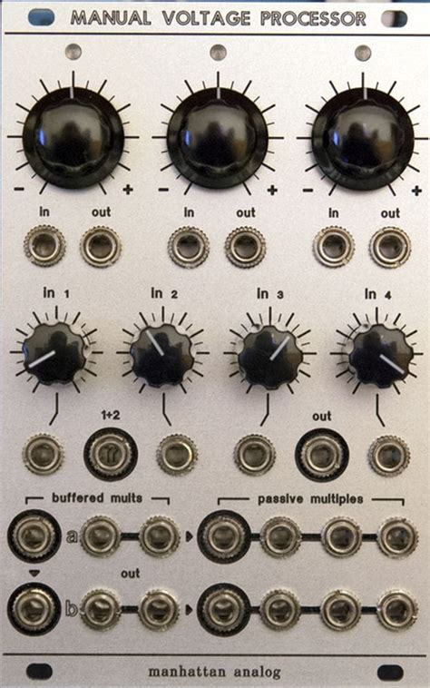 Manhattan Analog Mvp Manual Voltage Processor Eurorack Synthcube