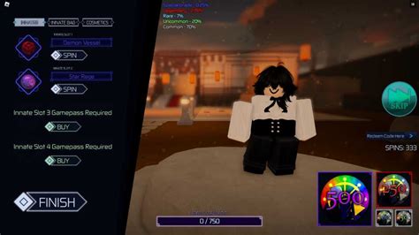 Jujutsu Infinite Demon Vessel, Star Rage MAX Account