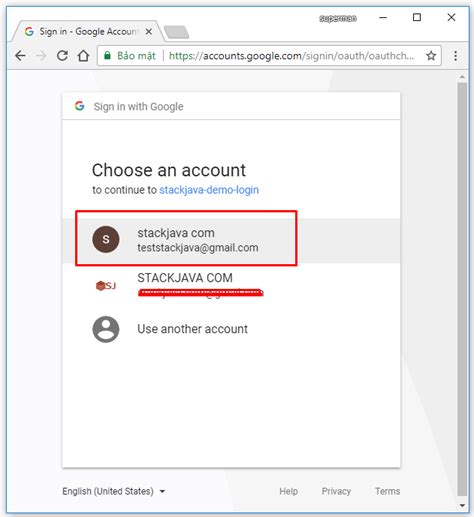 Code ví dụ Spring Boot Security login bằng Google Gmail STACKJAVA