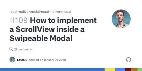 How To Implement A Scrollview Inside A Swipeable Modal · Issue 109