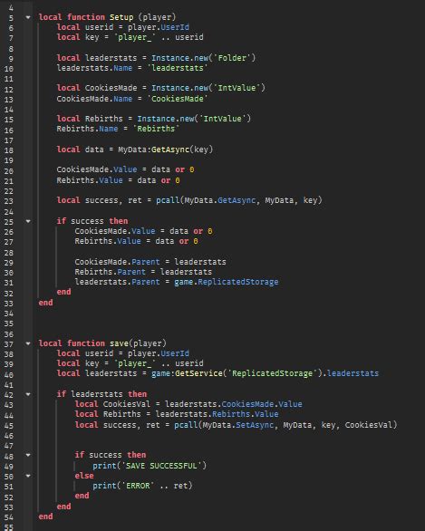 How Would I Save Two Values In A Datastore Rrobloxgamedev