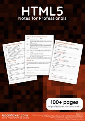 The HTML Handbook Pdf Free Download Books