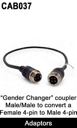 Adaptors For Reversing Camera Equipment From