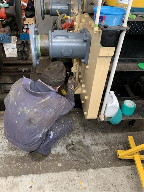 North Tyneside Steam Railway Buffer Beam Repaint