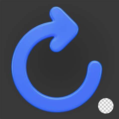 Premium Psd Refresh 3d Icon