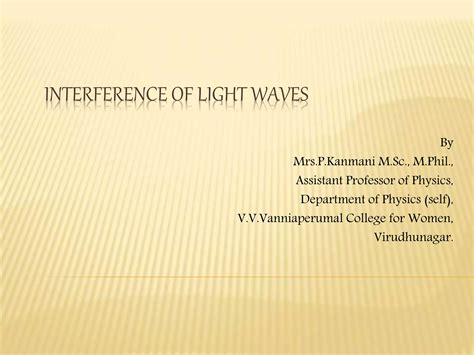 Interference Pptx
