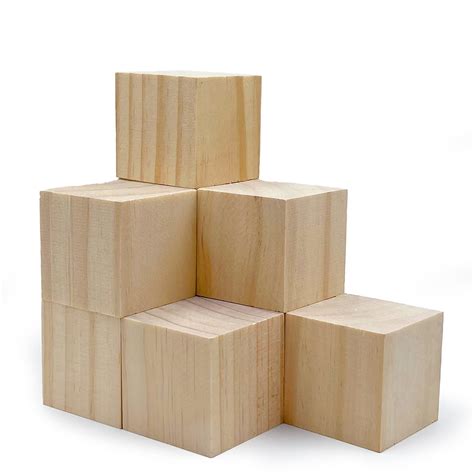 Box Wooden Block For Crafts 12 Pack Small Wooden Boxes For Crafts
