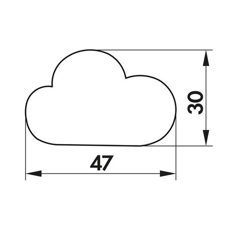 GTV Ручка мебельная UM-CLOUD облако,серый UM-CLOUD-SZ - купить в ТДМ ...
