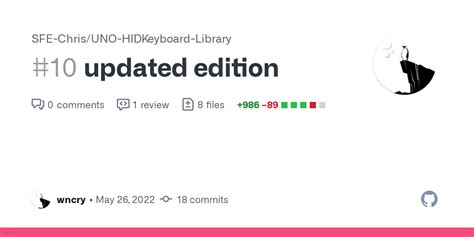 Updated Edition By Fordj2 · Pull Request 10 · Sfe Chrisuno Hidkeyboard Library · Github