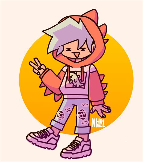 Dino Hoodie Bf Fnf By Nhoelsolros On Newgrounds