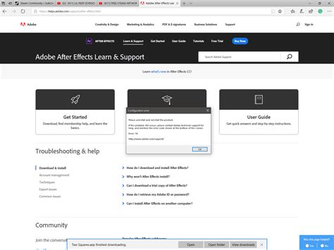 Solved Configuration Error Adobe Community