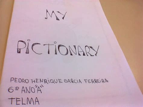 My English Classes Pictionary