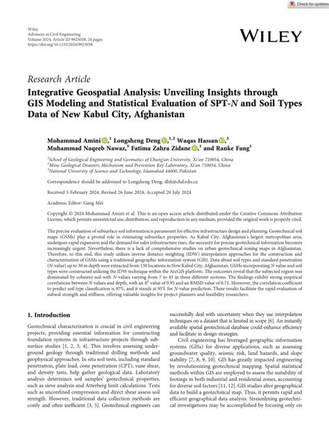 Pdf Integrative Geospatial Analysis Unveiling Insights Through Gis Modeling And Statistical