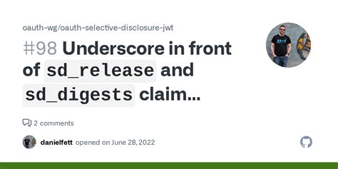 underscore in front of `sd release` and `sd digests` claim names