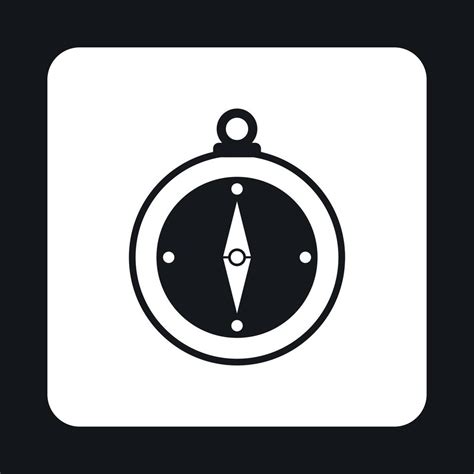 Compass Icon Simple Style 14595708 Vector Art At Vecteezy