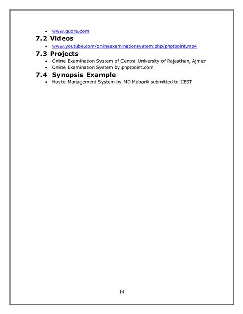 Synopsis On Online Examination System Using Php Docx Standardized Testing Educational