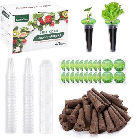 160pcs Hydroponic Pods Kit Grow Anything Kit Gardencube
