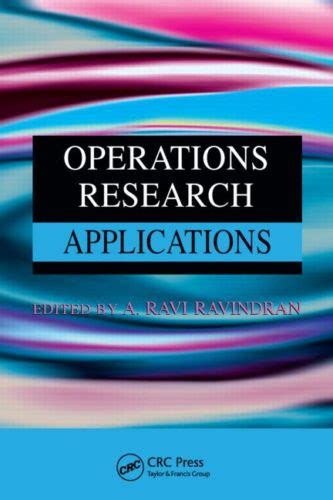 Operations Research Applications 1st Edition