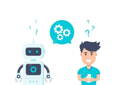 Premium Vector Chatbot Vector Illustration Concept