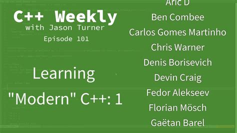C Weekly Ep 101 Learning Modern C 1 The Tools Youtube