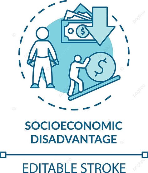 Socioeconomic Disadvantage Concept Icon Notion Issue Web Vector Notion Issue Web Png And