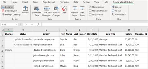 Introduction To Oracle Visual Builder Add In For Excel
