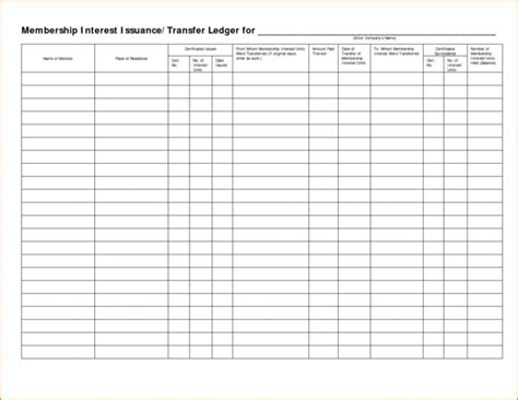 Excel Ledger Template With Debits And Credits Free General Download To Free General Ledger