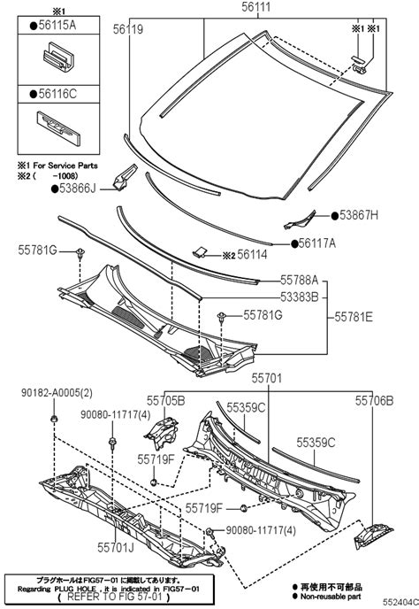 Windshield Glass Sub Assembly 56101 0e141