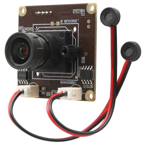 5MP USB Camera Module IMX335 Sensor 30fps Dual Microphones With M12 3 6mm Lens ELP USB500W08