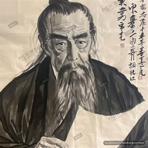 Ai创作图华佗画像 扁鹊画像 神医华佗像老中医 华佗绘画 彩绘孙思邈 古代名医华佗画像 原创老者文人人物 华佗复古图 李耳 国画老人 华佗蜡像