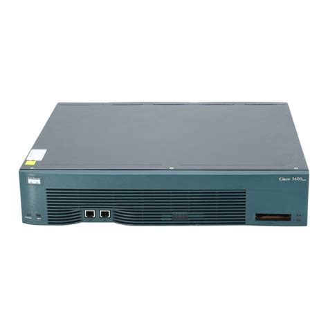 Cisco 3600 Series User Manual Pdf Download Manualslib