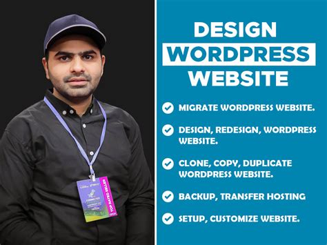 redesign migrate backup and clone of any website using wordpress