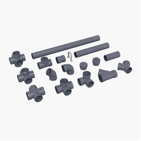 plumbing pipe gltf models for download turbosquid
