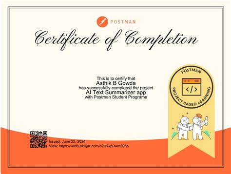 Asthik B Gowda On Linkedin Api Postman Certification