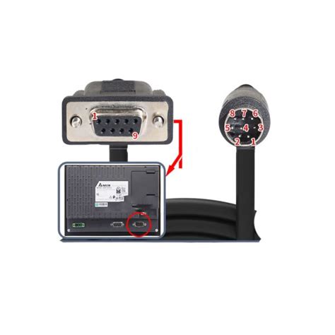 Dop Fx For Delta Dop Hmi Connect Mitsubishi Fx Series Plc Programming Cable Rs232 Db9 Female