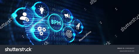 Bpm 비즈니스 프로세스 관리 시스템 기술 스톡 일러스트 2248308297 Shutterstock