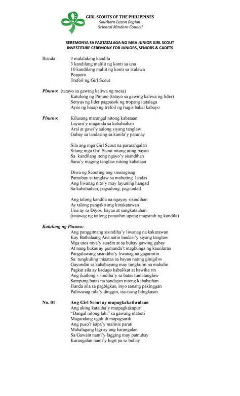 Girl Scout Songs Philippines At Kelly Coughlin Blog