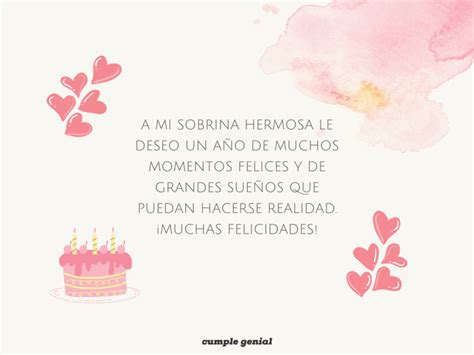 A Mi Sobrina Hermosa Le Deseo Cumple Genial