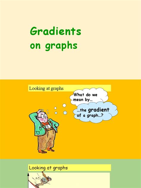 Finding The Gradient Of A Graph Powerpoint Pdf