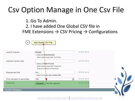 Setup CSV Based Pricing In Magento PPT