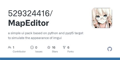 Github 529324416mapeditor A Simple Ui Pack Based On Python And Pyqt5 Target To Simulate The