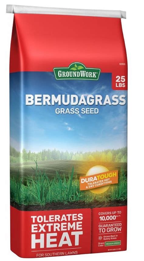 Groundwork 242ax0002uctc 25 Bermudagrass Grass Seed 25lb