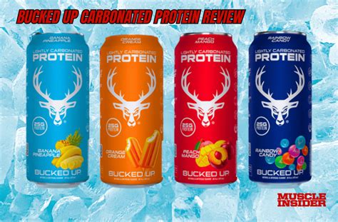 Bucked Up Lightly Carbonated Protein Drink Review