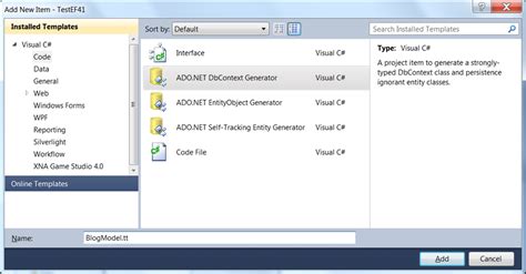 En Entity Framework Database First Approach With Ef 41 Julien Corioland